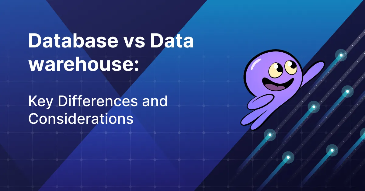 Data Warehouse vs Database: Key Differences and Considerations | Airbyte